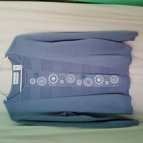 Vintage | Sweaters | Vintage Embroidered Floral Sweater | Poshmark